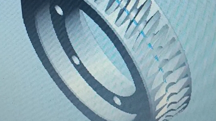 creo/proe画蜗轮 样条线 投影 可变截面扫描