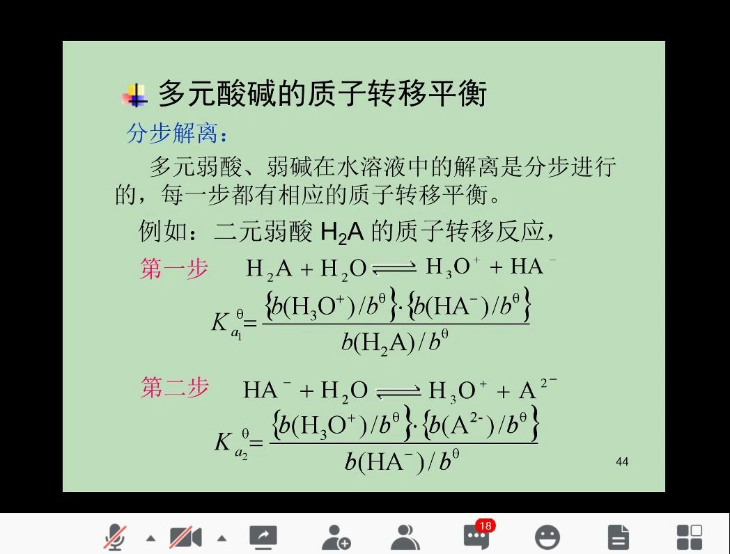 缓冲溶液pH的计算