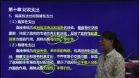 来学网来学教育初级经济师经济基础知识-财政支出35