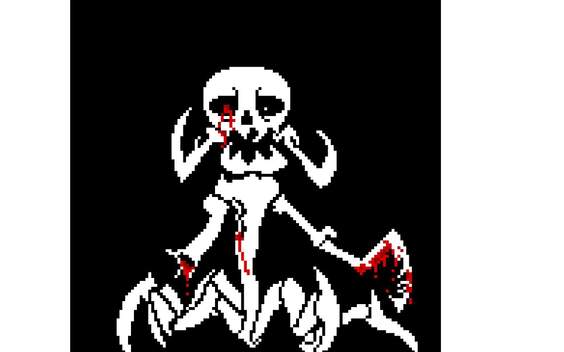 【像素画】【传说之下】如何用PS画一个异形sans