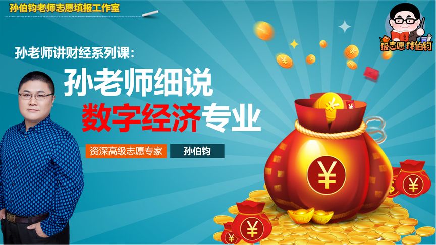 孙老师细说数字经济专业