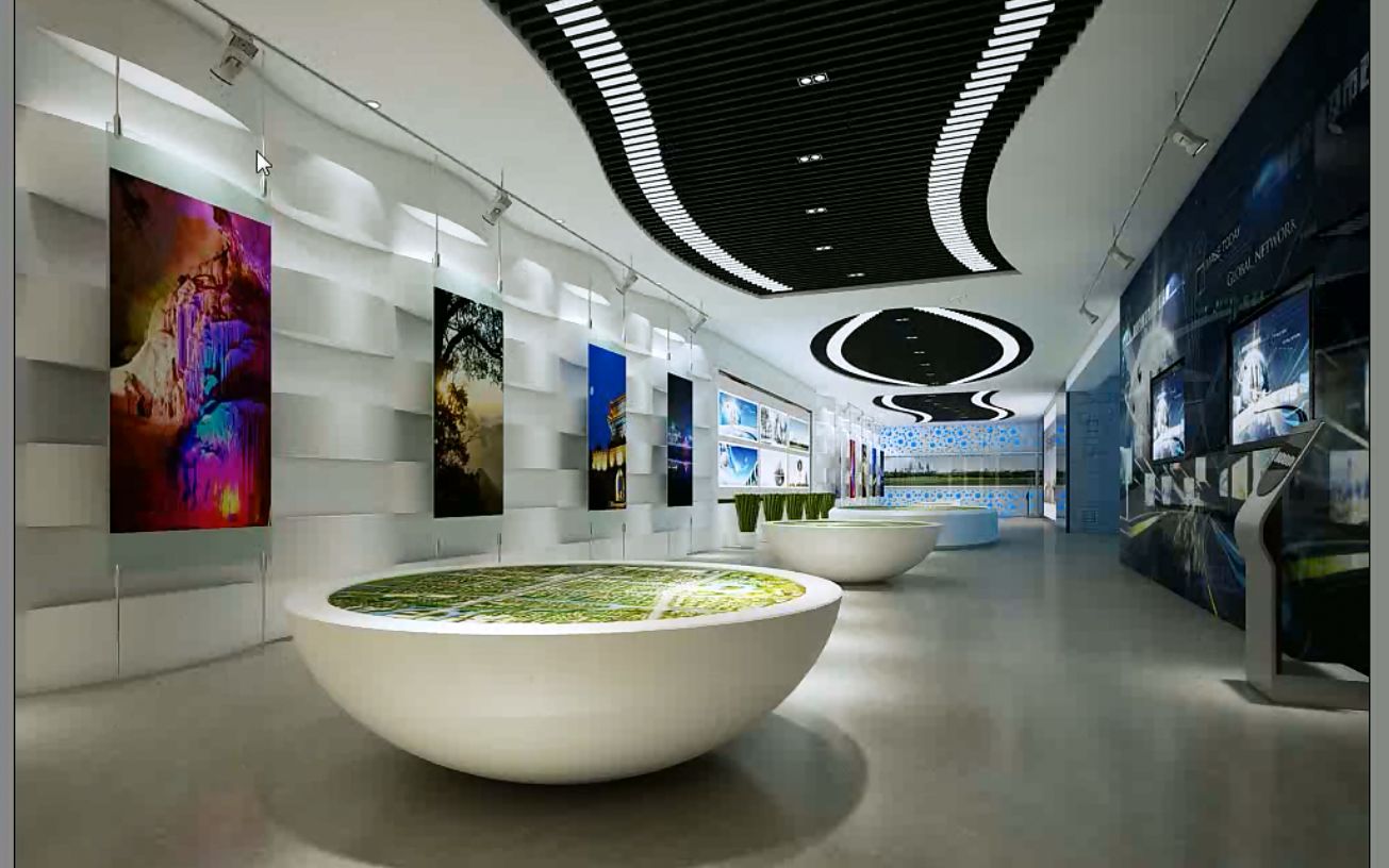 展览展示展厅空间灯光技法
