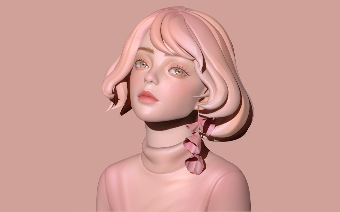 【zbrush建模】3D建模雕刻零基础教程全过程