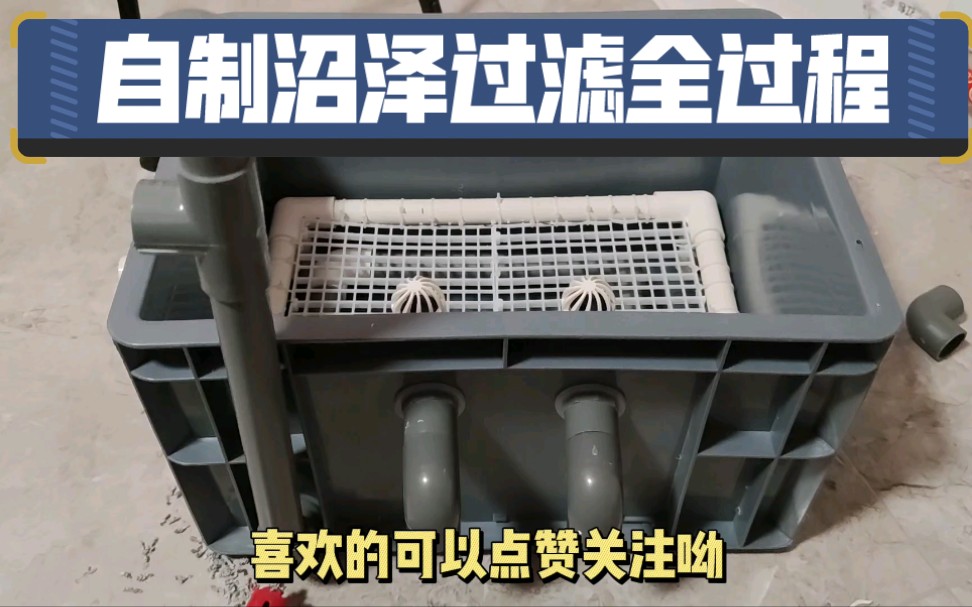 史上最详细的周转箱沼泽过滤制作全过程,养龟朋友的福音呀!