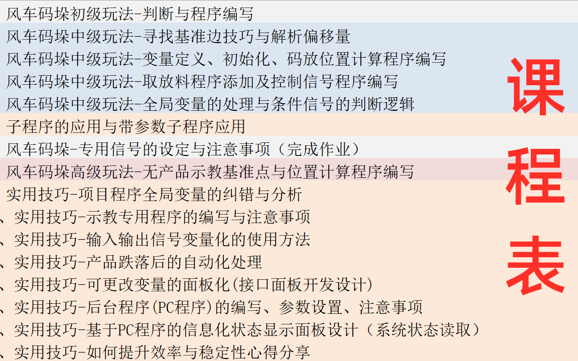 川崎机器人教程-风车码垛篇全集-工控闪剑出品