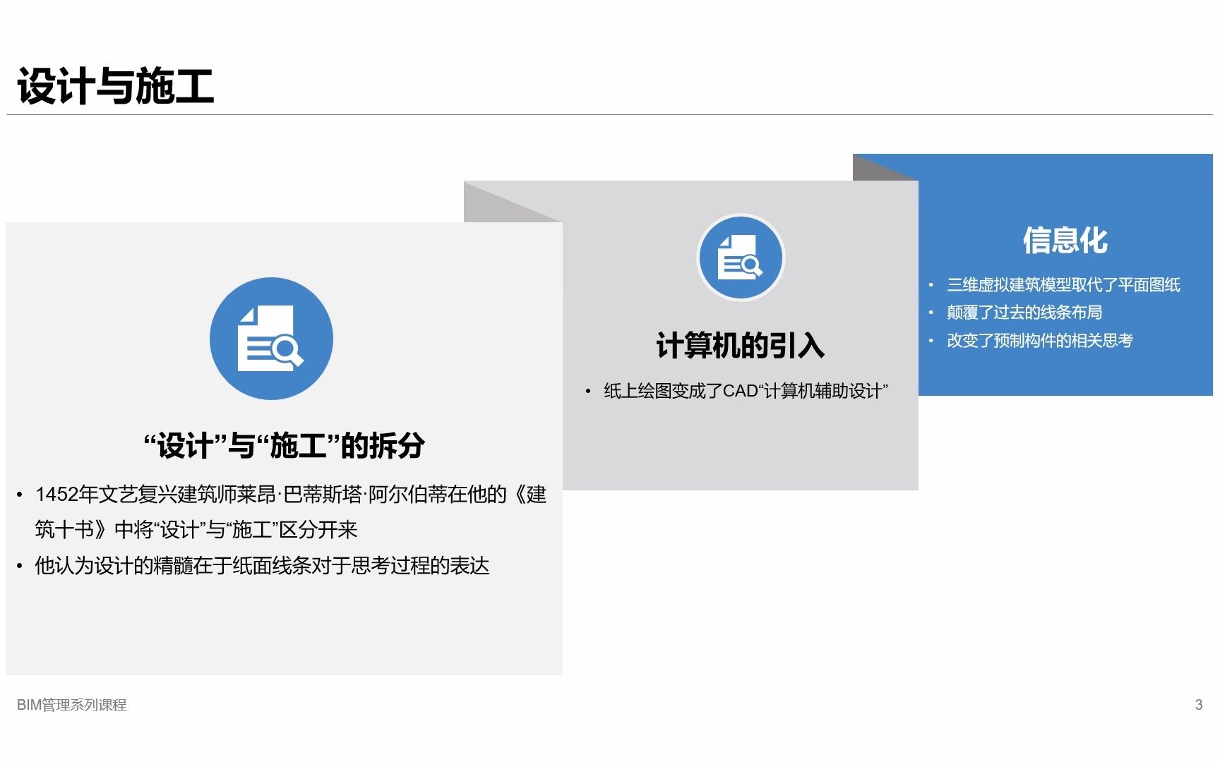 BIM项目管理篇:设计概述