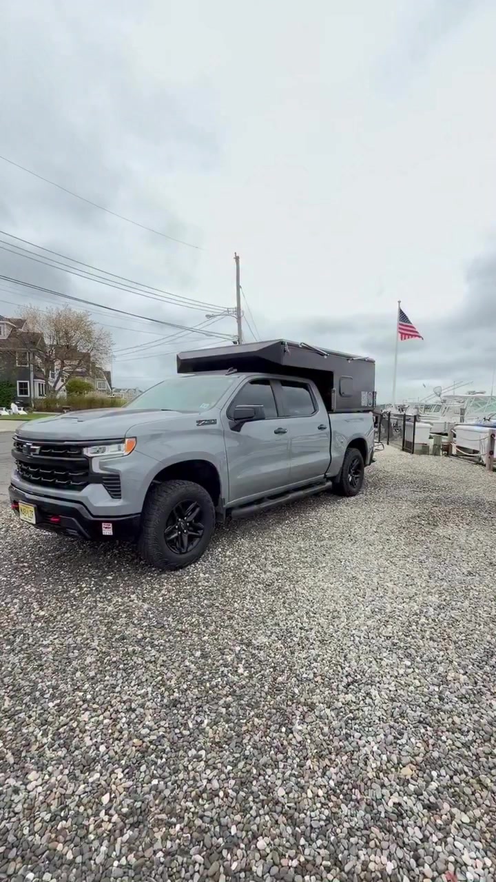 皮卡背驮升顶房箱 #皮卡改装 #皮卡房车 #皮卡露营车