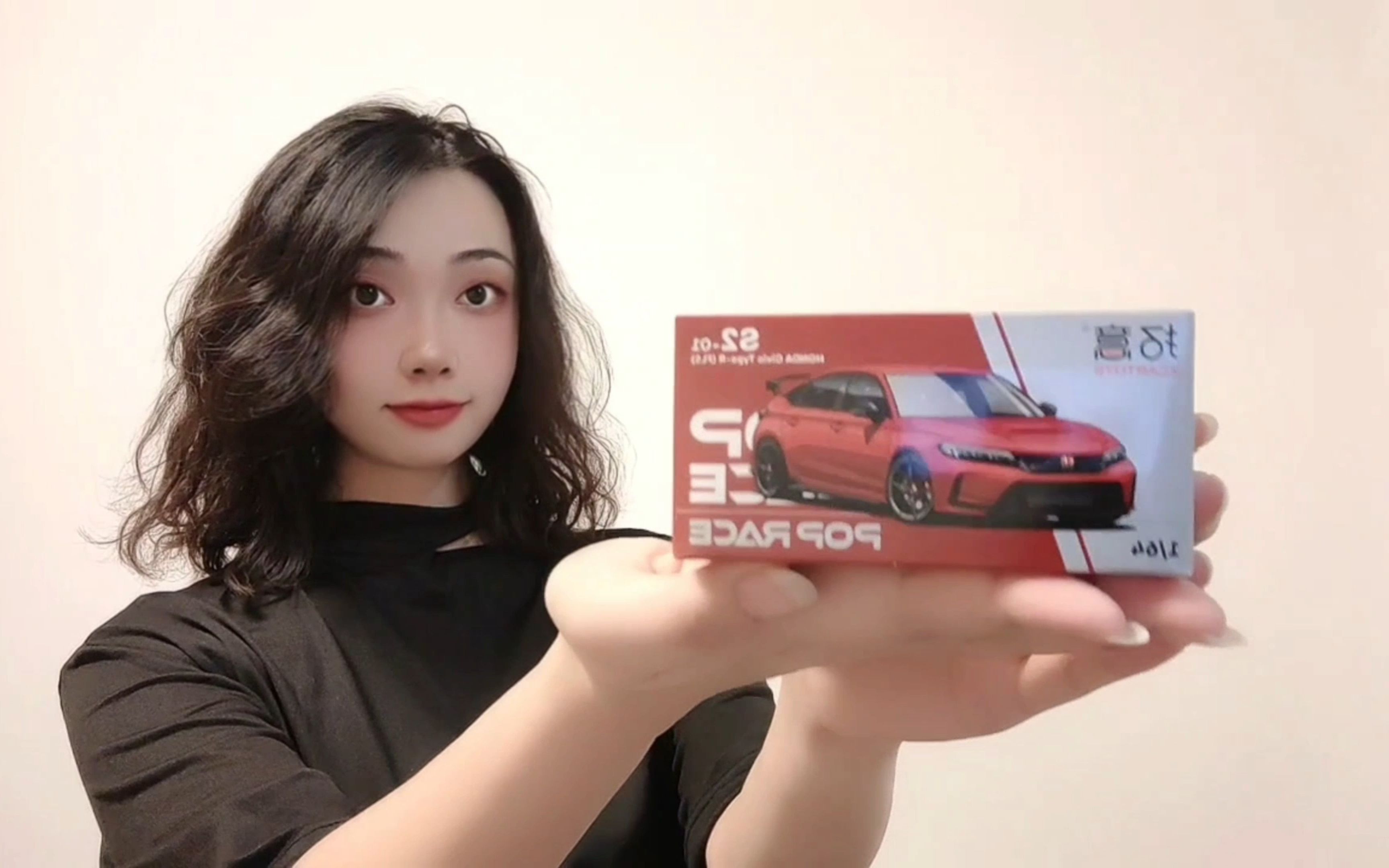 ...POPRACE 1/64 本田HONDA 思域CiVic Type-R(FL5)拉力红 合金车模