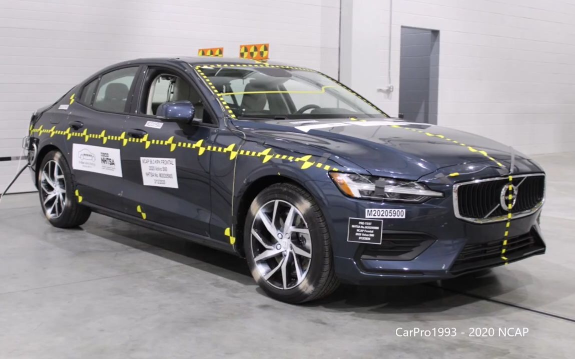 2020款 沃尔沃 S60 美国NHTSA碰撞机构 全面测试