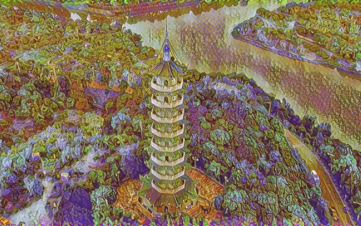 视频风格迁移-迁移2k分辨率视频效果展示(春意)