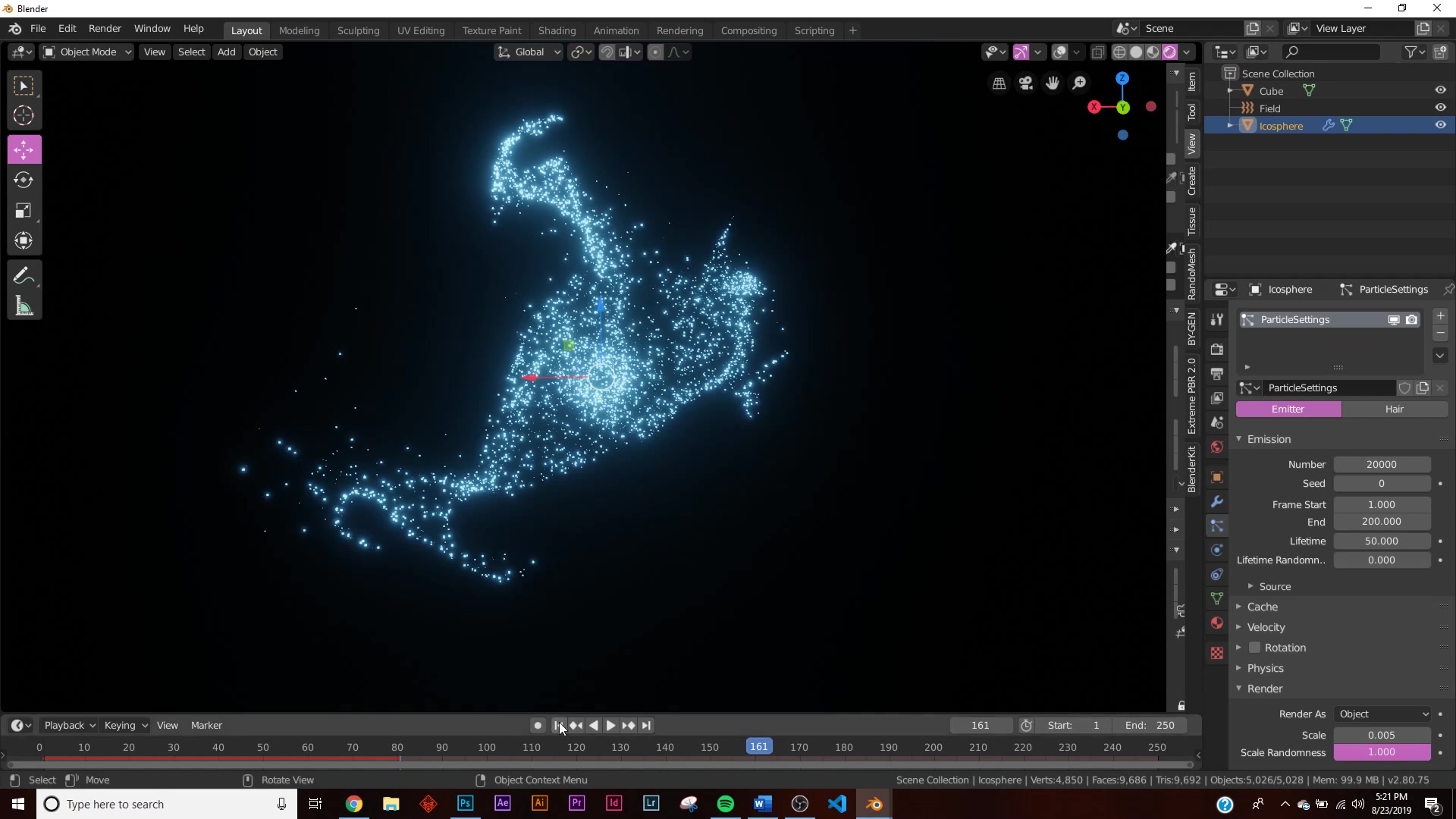 blender 让你感受不一样的粒子特效