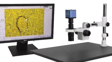欧米特大平台高清工业视频显微镜