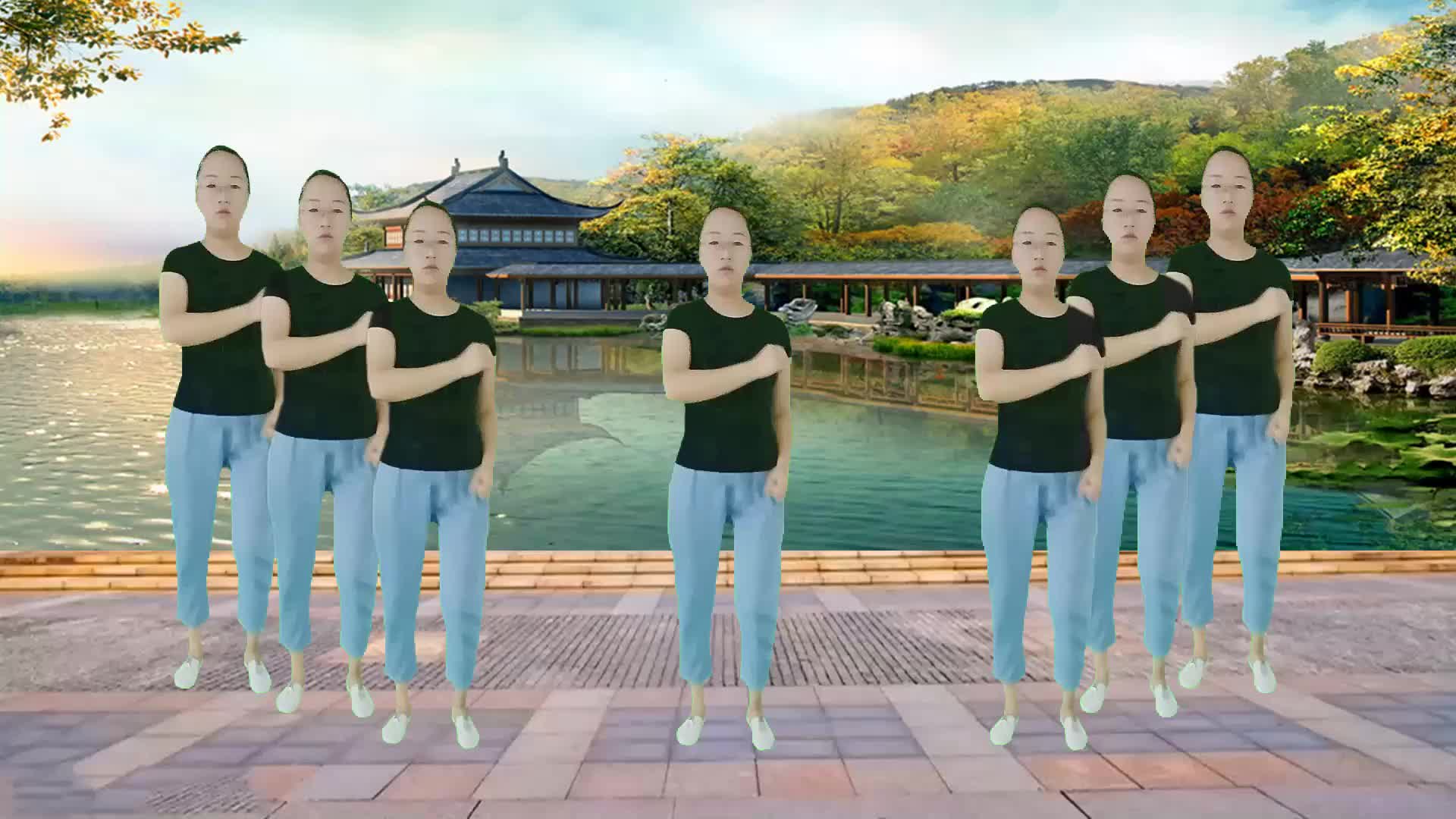 老歌广场舞《再爱你一回》熟悉的旋律,几代人的回忆,你还记得吗