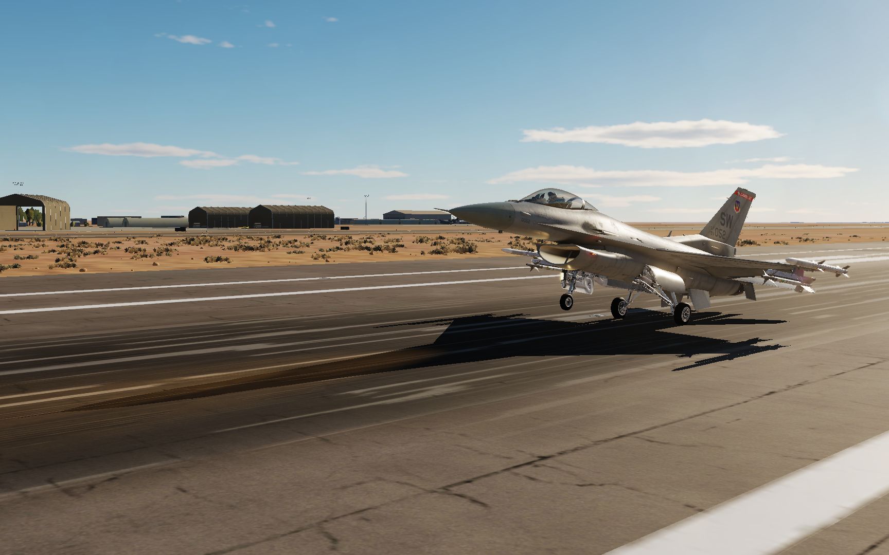 【DCS】F16盘旋落地训练_游戏热门视频