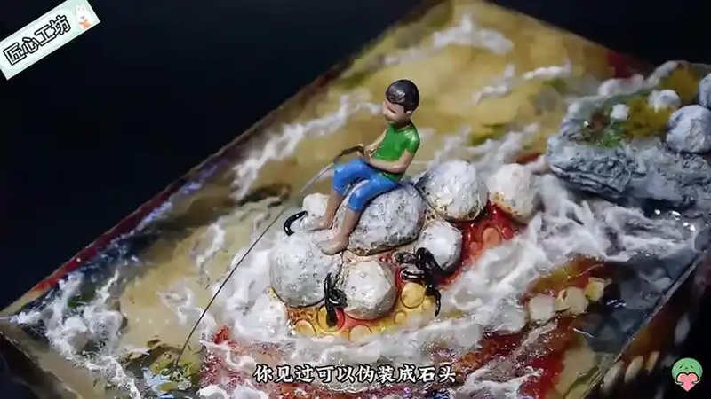 手工模型制作《捕猎的巨型石头鱼》希望大家能够喜欢
