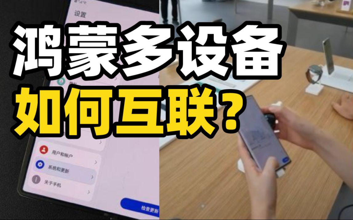 鸿蒙多设备如何互联?记者带你实探华为旗舰店