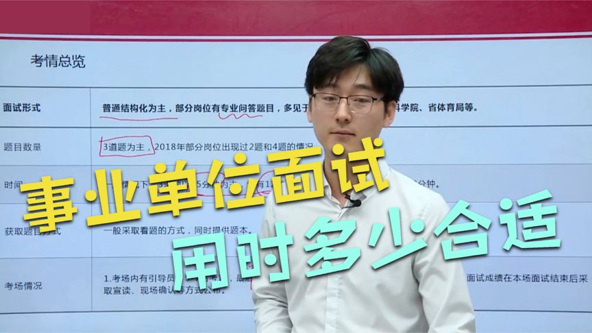 浙江事业单位面试,超出规定时间容易吃亏,用时多少较合适