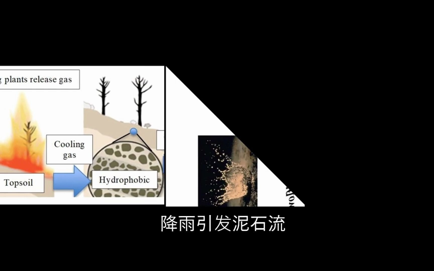 FUn科学——雨滴在野火引起的疏水土壤上的飞溅现象