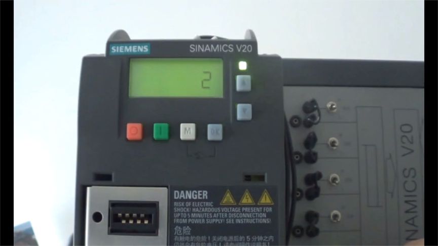 V20变频器远程与本地切换实现端子控制和PLC modbus RTU控制切换