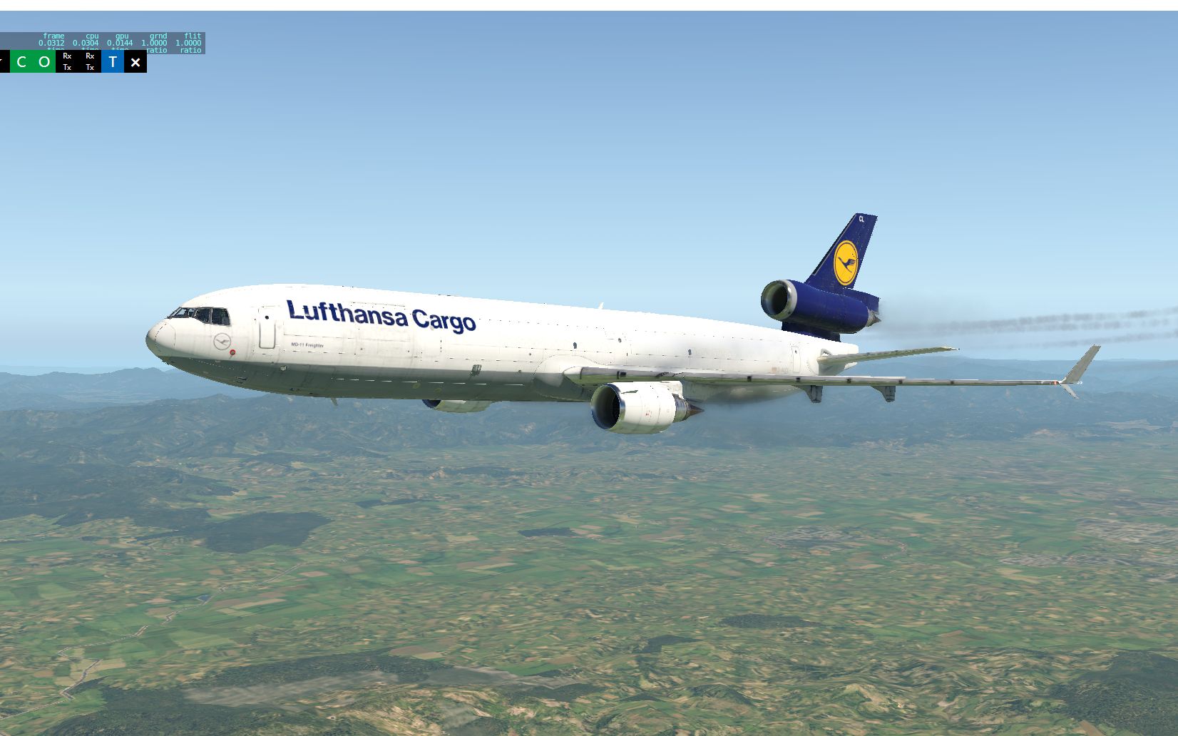 X-Plane PDA平台连飞 广州白云-长沙黄花2022.09.12_模拟飞行