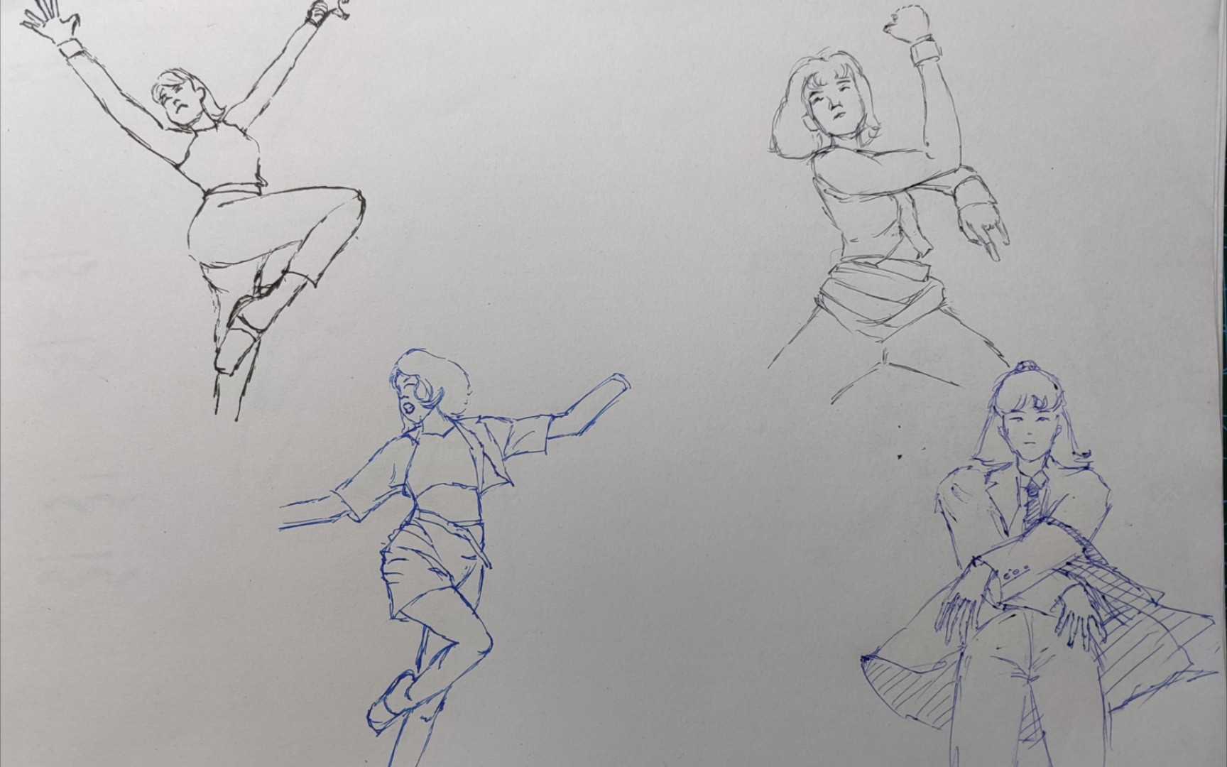 【速写】中性笔与圆珠笔比较