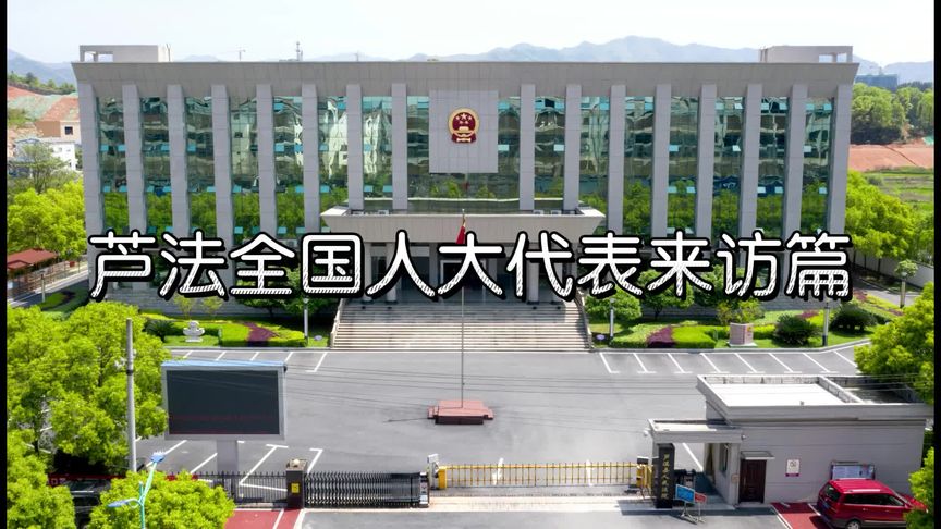 全国人大代表温菲到芦溪县人民法院调研“我为群众办实事”工作。