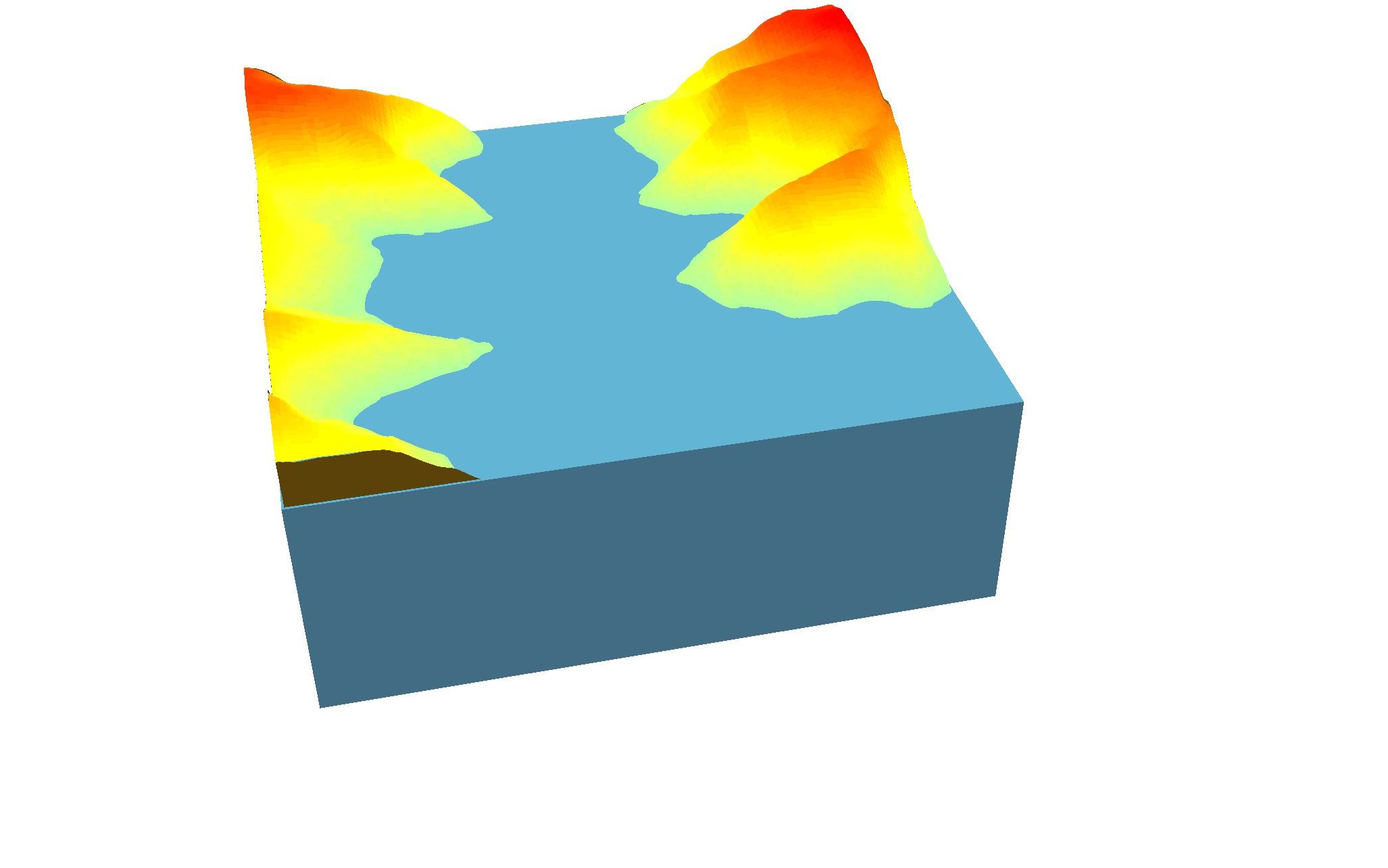 arcgis制作的洪水淹没过程动画