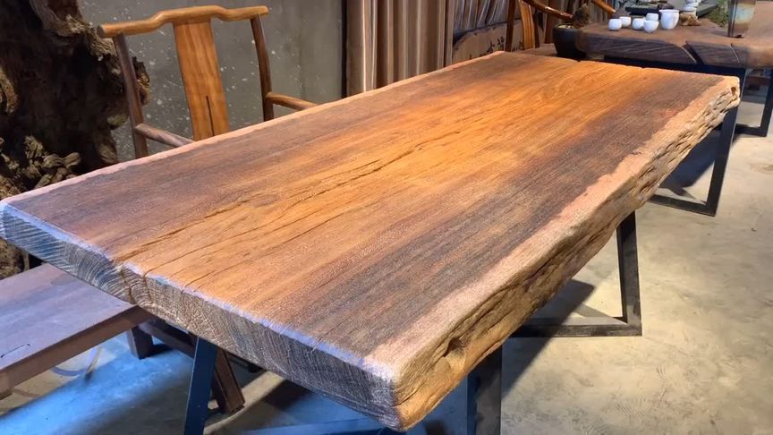 #实木大板 #茶桌茶台 #传统手艺 #家具 #原木生活 #实木家具