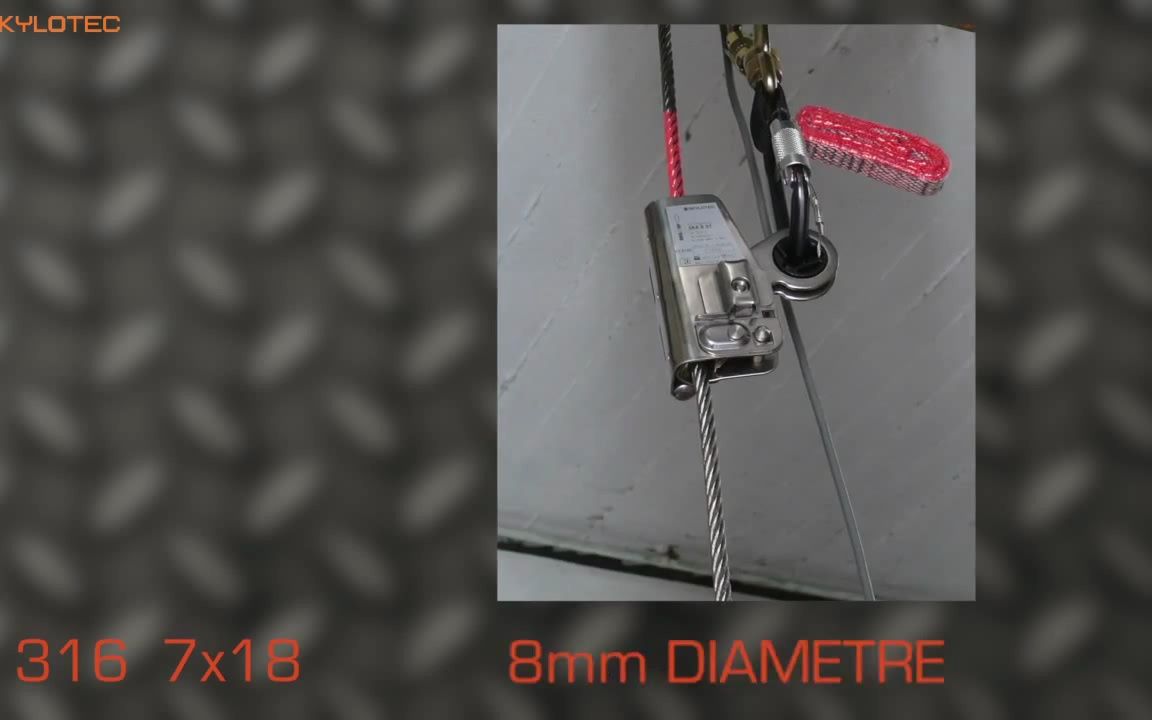 垂直生命线钢索绳滑块测试