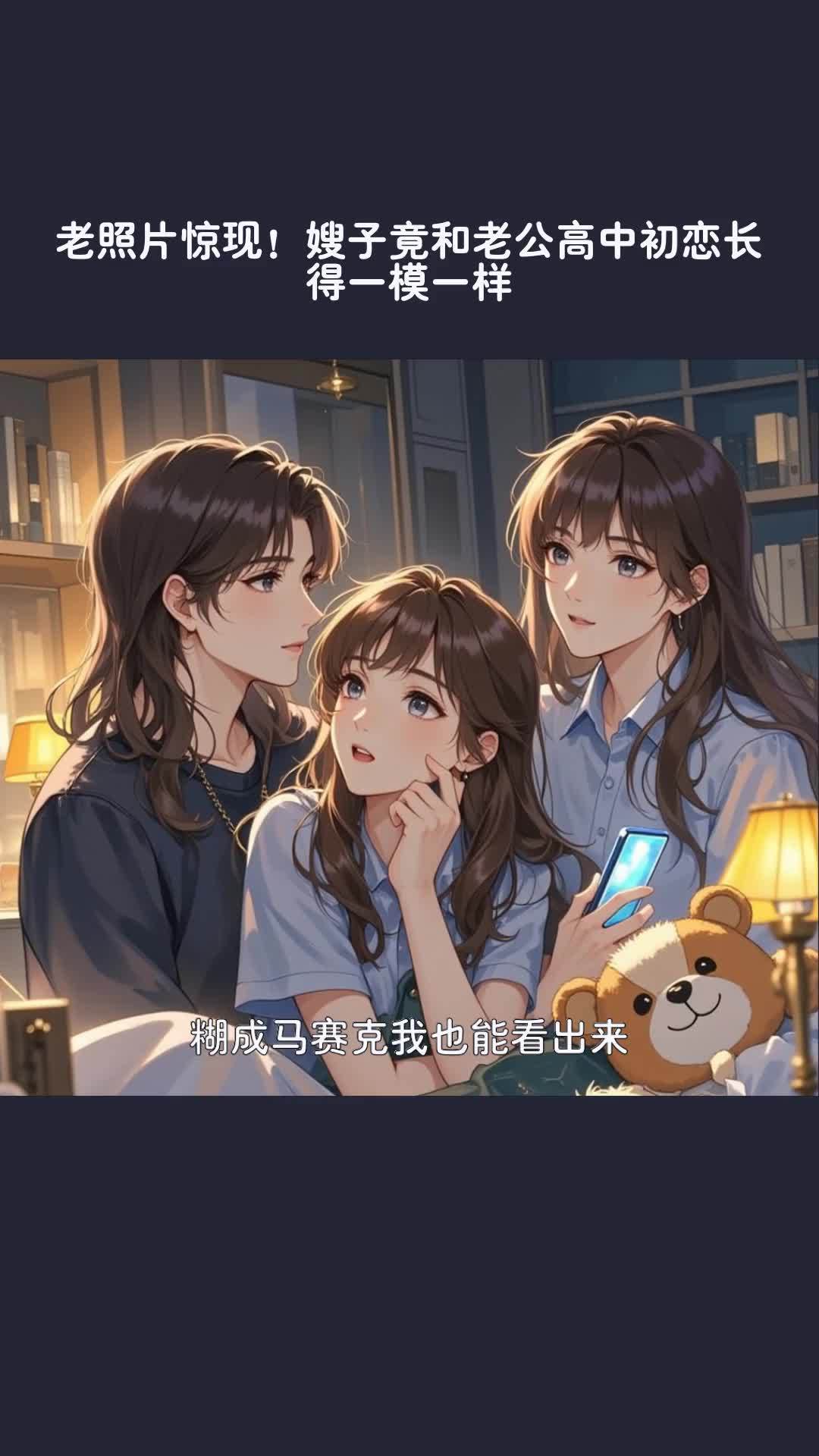 老照片惊现!嫂子竟和老公高中初恋长得一模一样