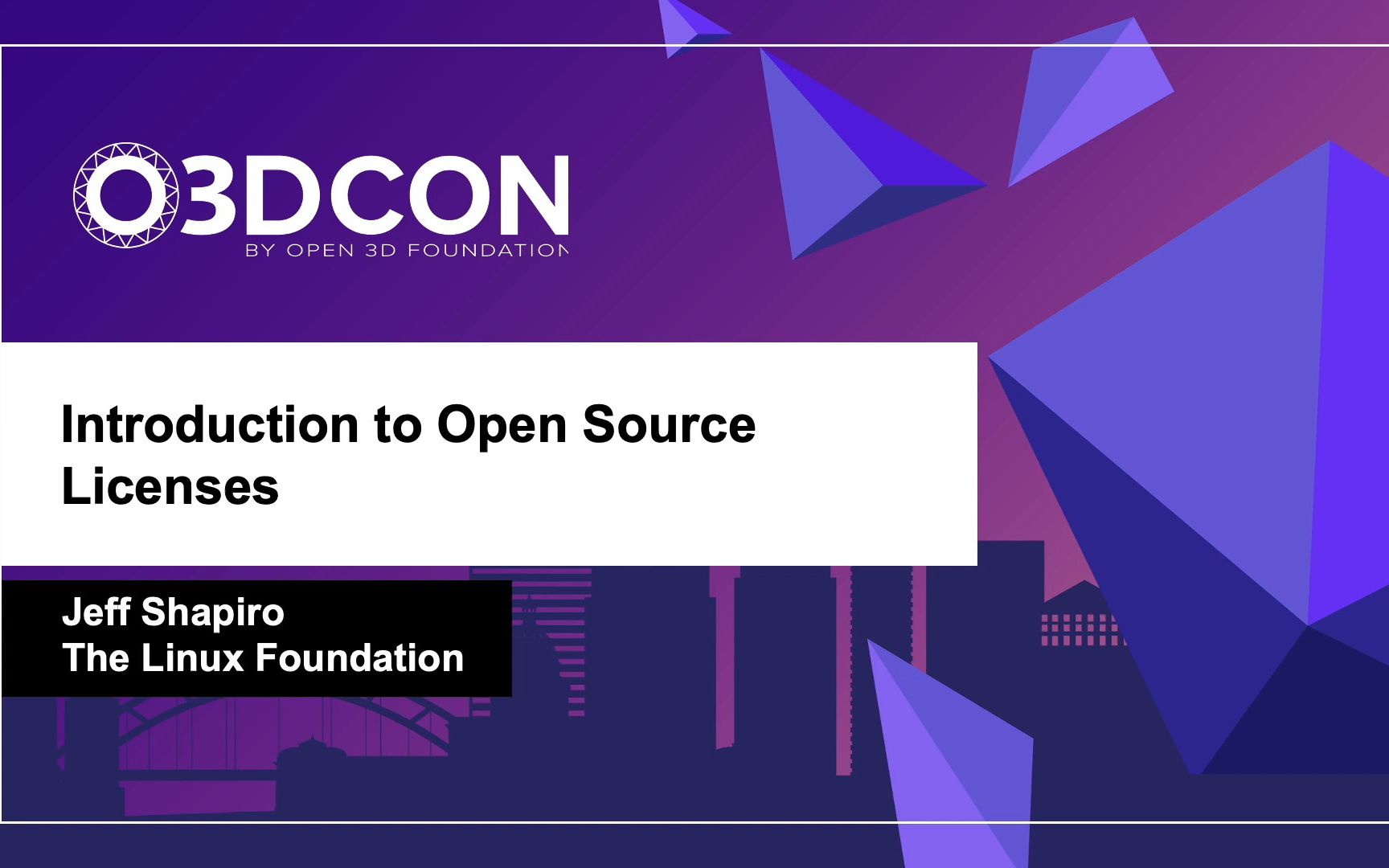 [O3DCON 2022][15]开源许可简介