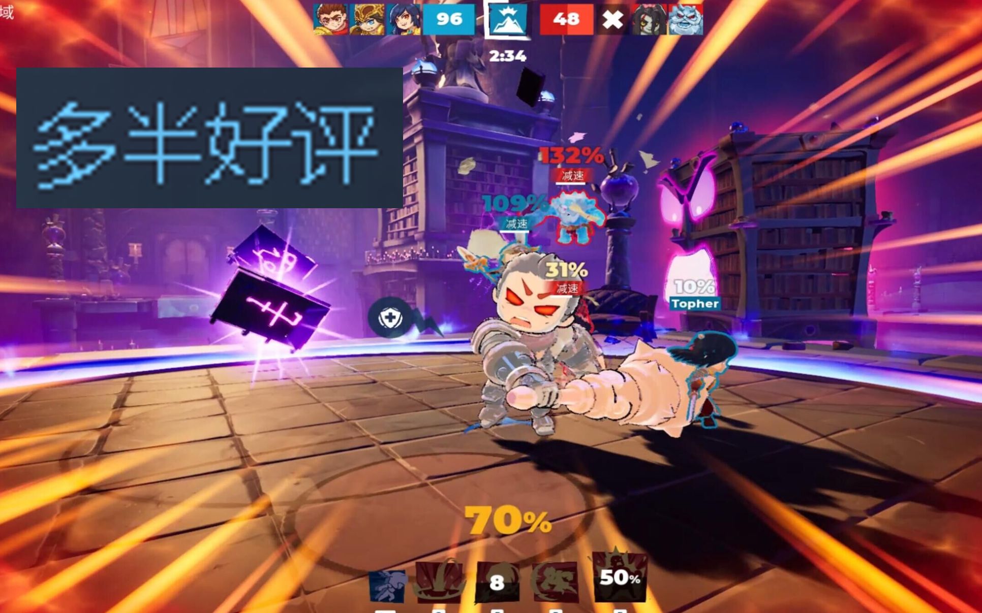 steam新上的3d格斗游戏太上头!神之浩劫衍生作品,可以操纵神明作战,...