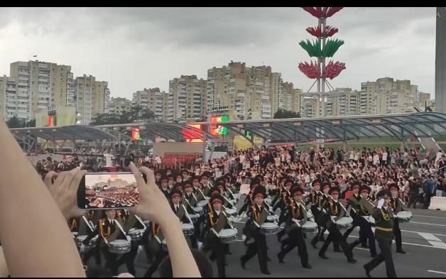 白俄罗斯彩排,最整齐的一直是他们