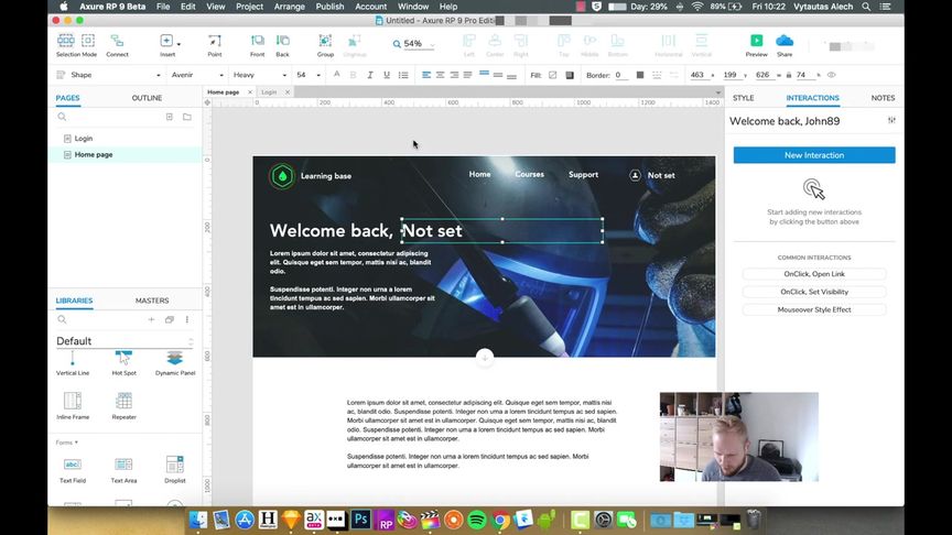 Axure RP 9从新手到大师系列课程:第21讲