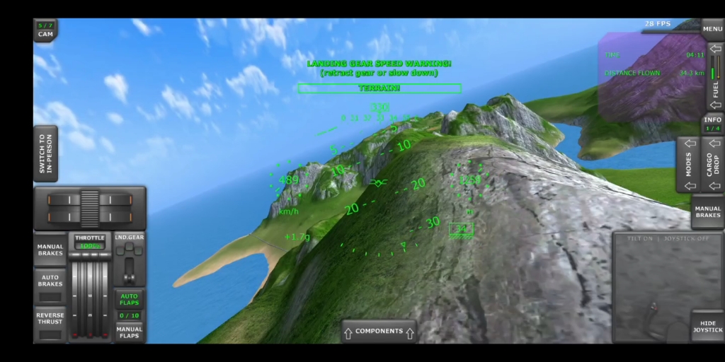 模拟日本航空123号班机空难最后几秒