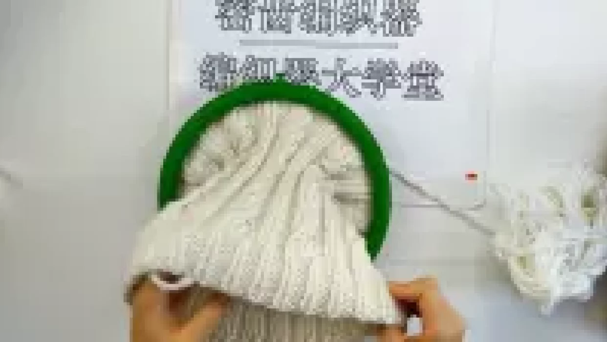 帽子编织神器编织帽子成品展示--编织器大学堂围巾围脖披肩毛衣编织...