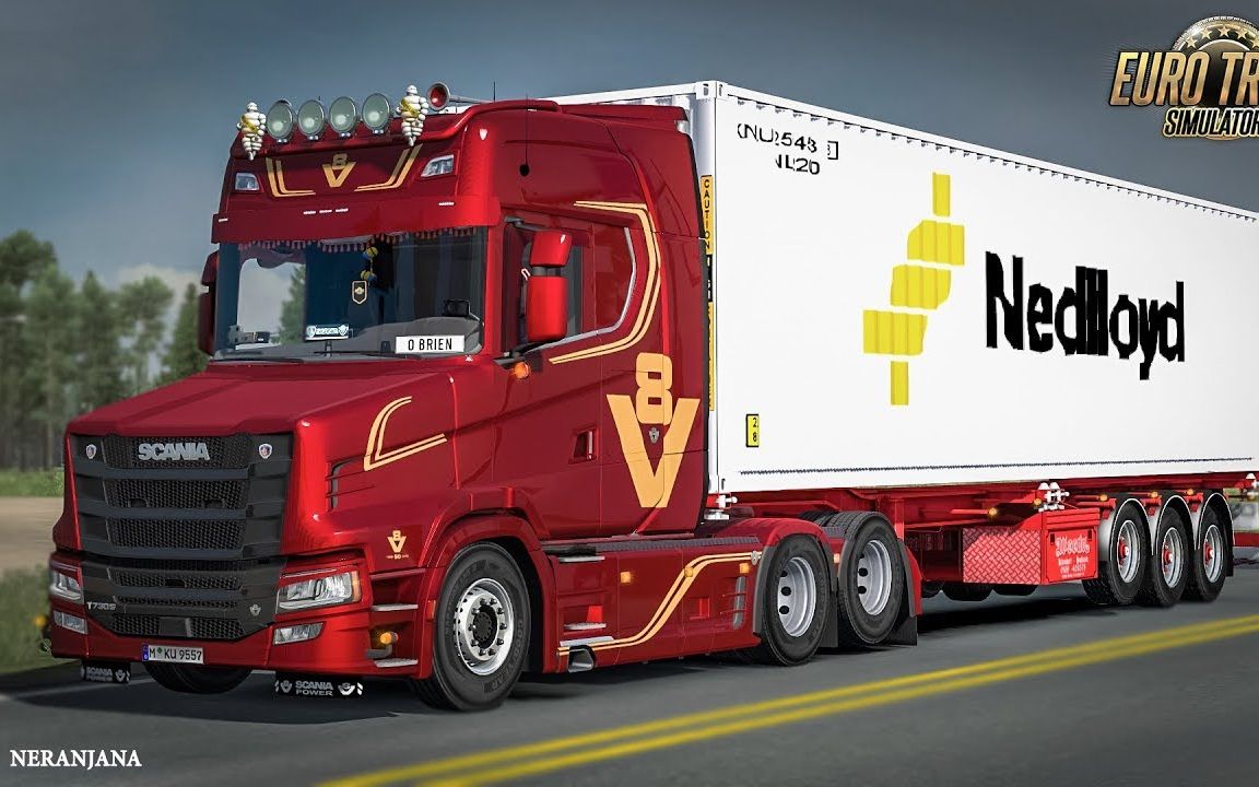 【欧洲卡车模拟2】最新斯堪尼亚T730S改装卡车欣赏[ETS2 v1.36]
