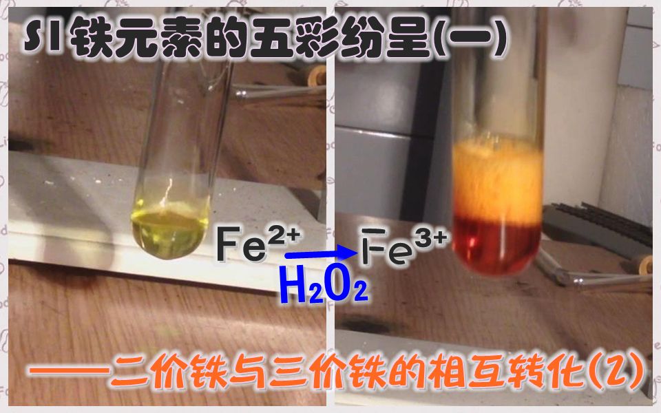 【林轩实验室】S1E1(2) 二价铁+双氧水=三价铁