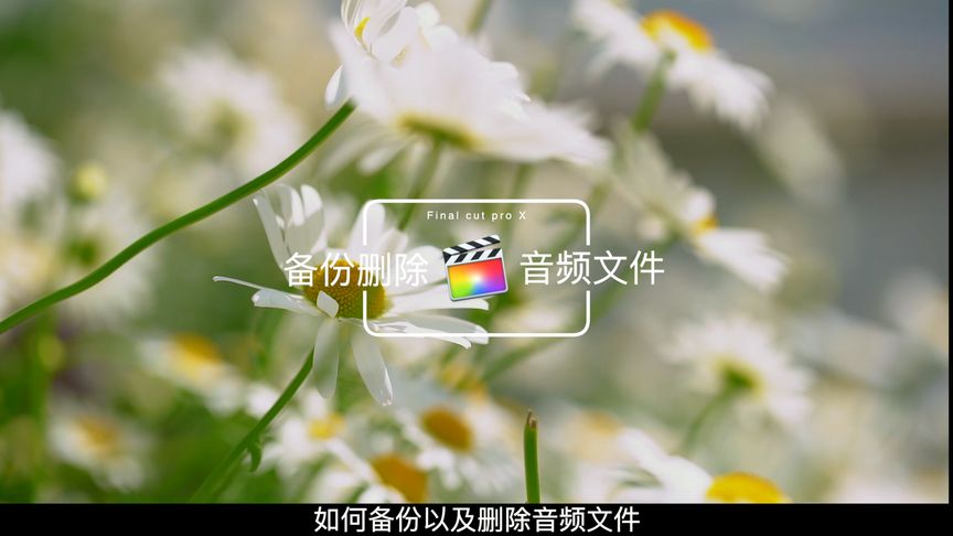 还不会备份音乐以及删除音频文件的,教程来啦#fcpx教程