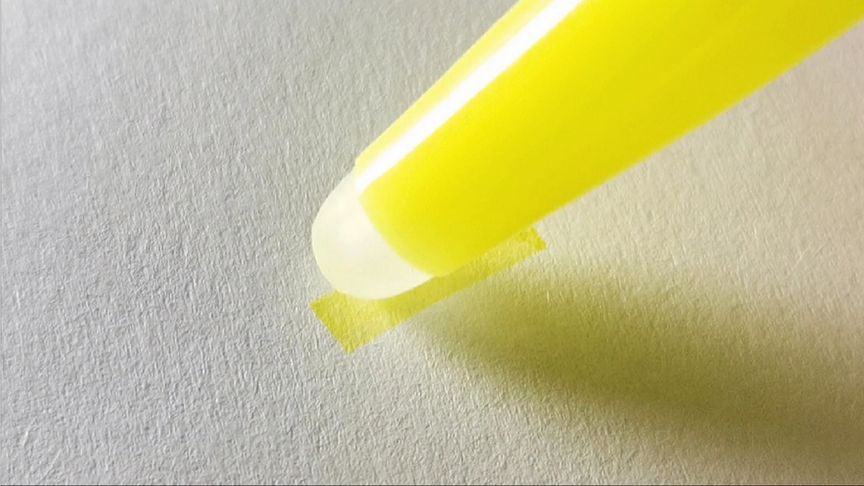 第一次见可以擦的荧光笔?真的好神奇!