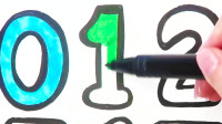 大家知道如何画数字吗?很简单哦,一学就会!