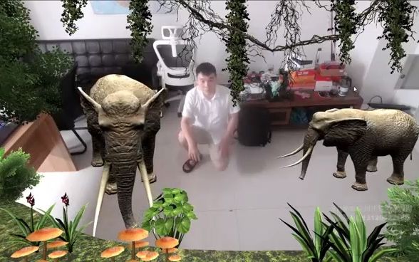 智慧AR动物园 AR动物王国 AR动物合影 AR真实动物 科技馆互动 博物...