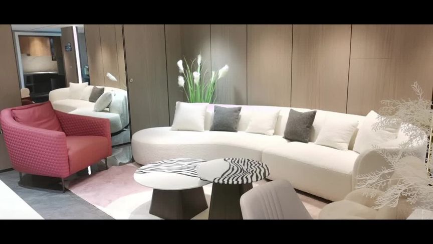 北欧新品家具上样,造型独特,羊羔绒面料,轻肤透气