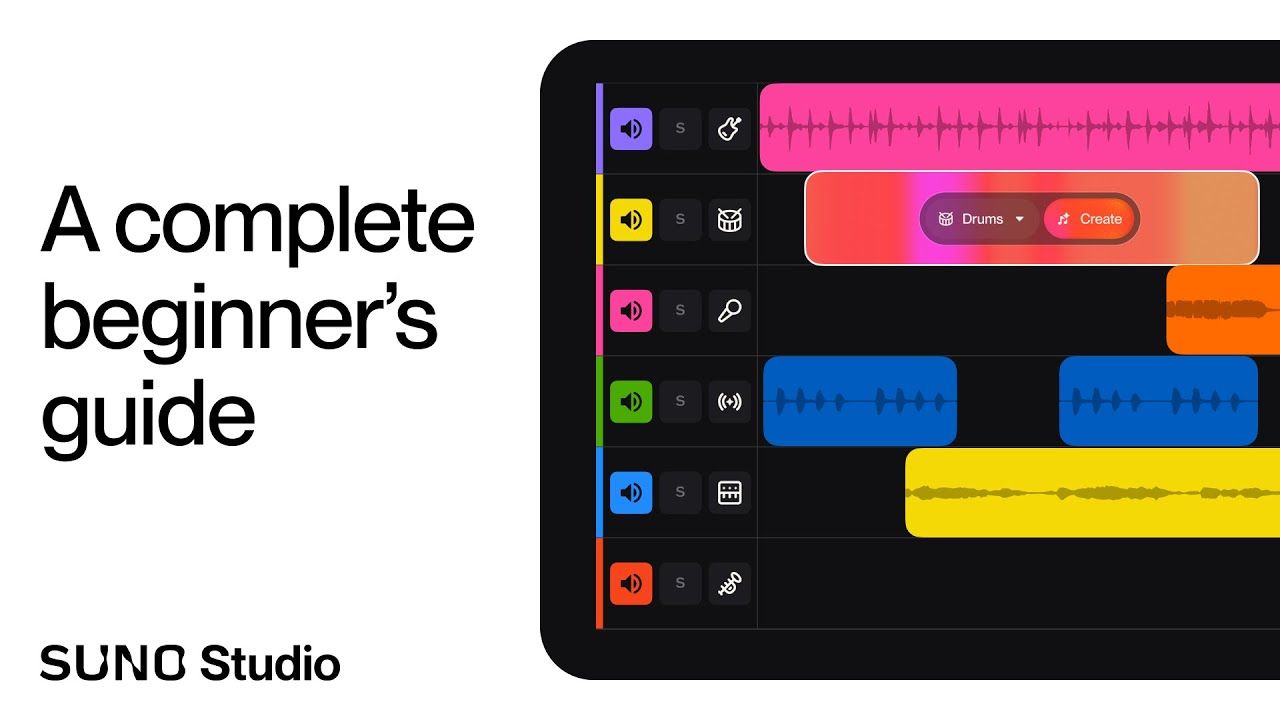 【中字/转载】Suno Studio 官方教程:入门指南 (2025)