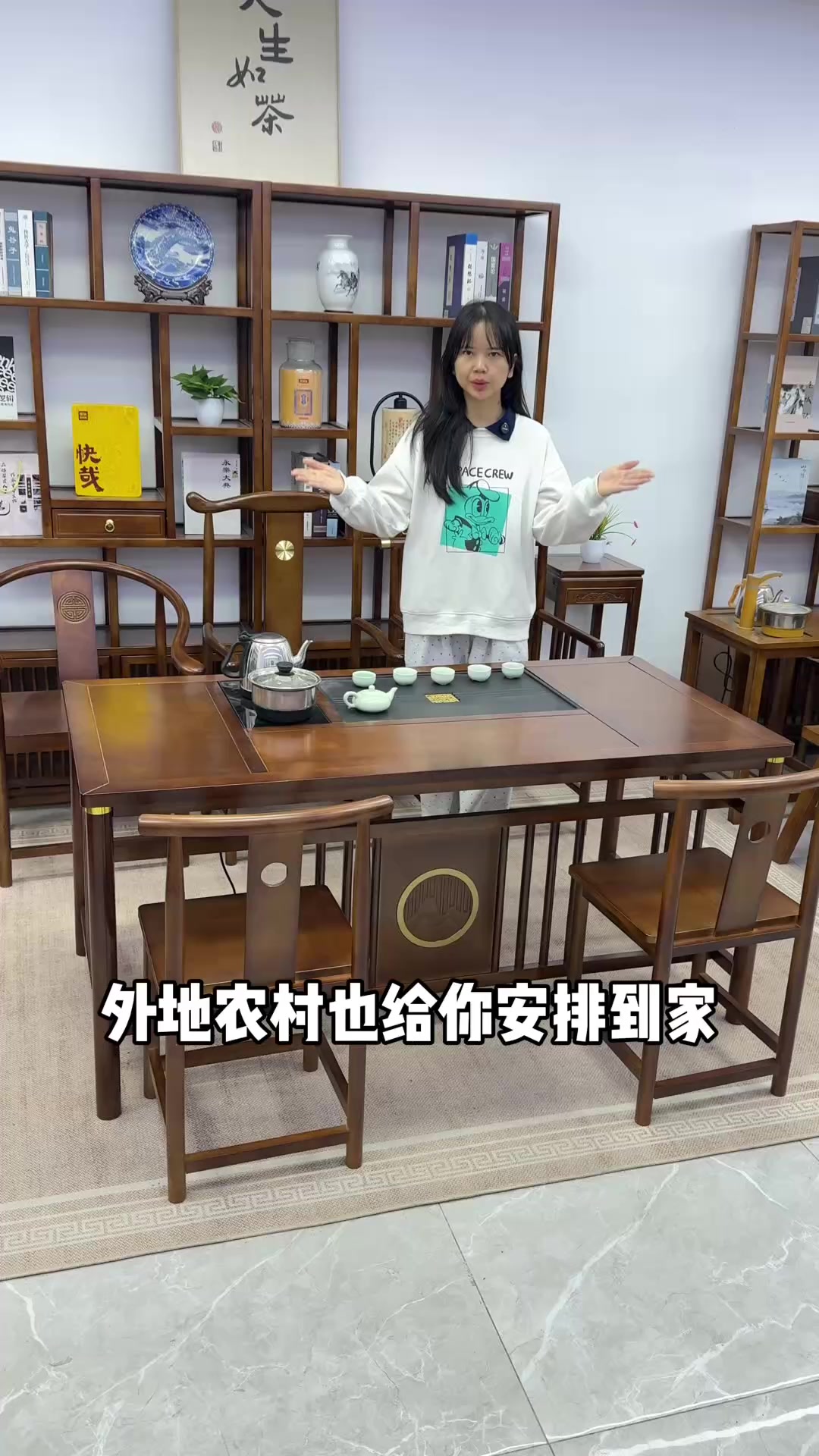 这张实木茶桌 真的特别耐看! #茶桌茶台 #实木茶桌 #茶桌 #茶台 #茶