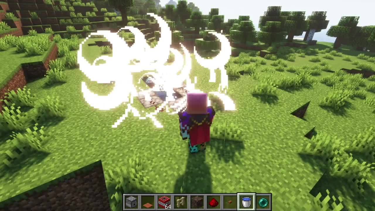 我的世界丐版珍珠炮,啥也不能做,真就图一乐