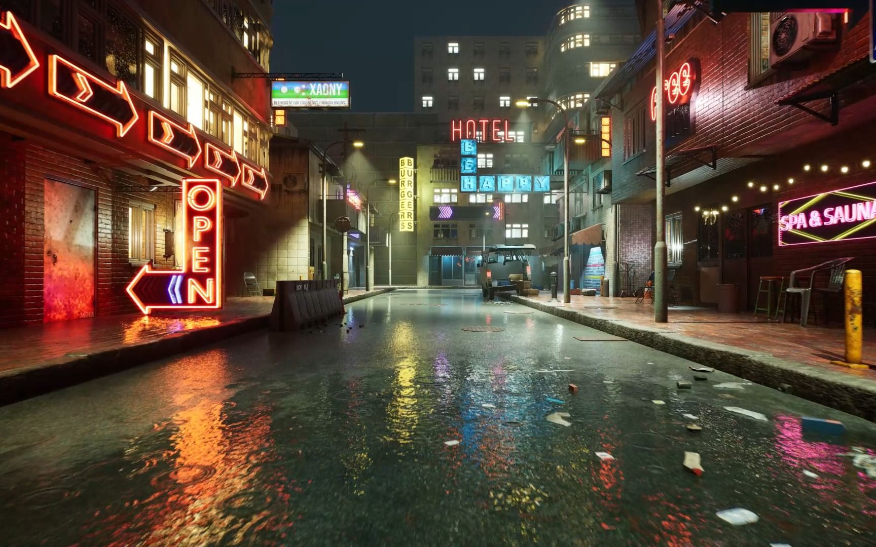 [UE5] 现代化街道