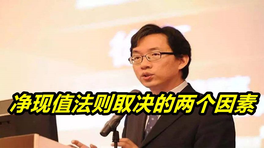 徐高-净现值法则取决的两个因素