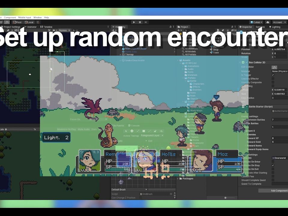 Unity – 2D 角色扮演游戏套件 2D RPG Kit