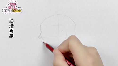 动漫帅哥铅笔画怎么画,怎样绘画酷酷的动漫男孩,人物绘画作品